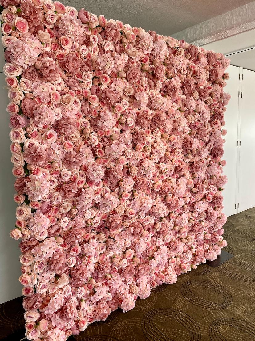 Flower Wall Backdrop Hire - Party Equipment
